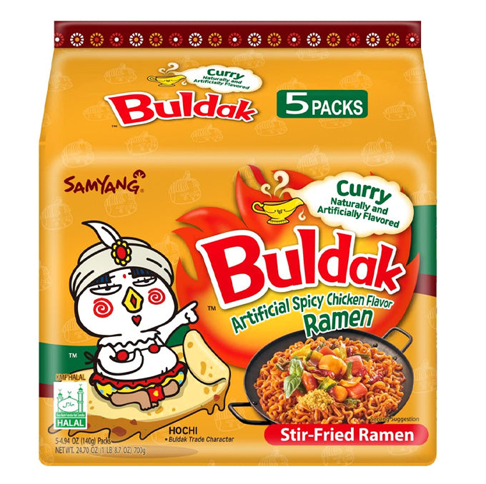 Samyang Buldak Curry Noodles, Multi-pack | USfoodz