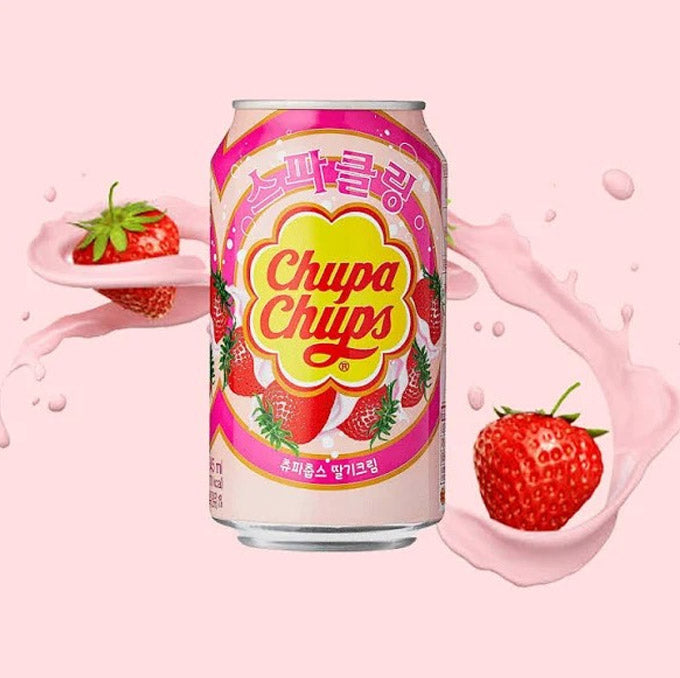 Chupa Chups Sparkling Strawberry Cream - Frisdrank uit Zuid-Korea kopen – USfoodz