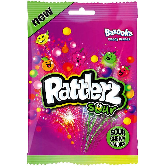 Bazooka Rattlerz, Sour Candy (120g) – USfoodz