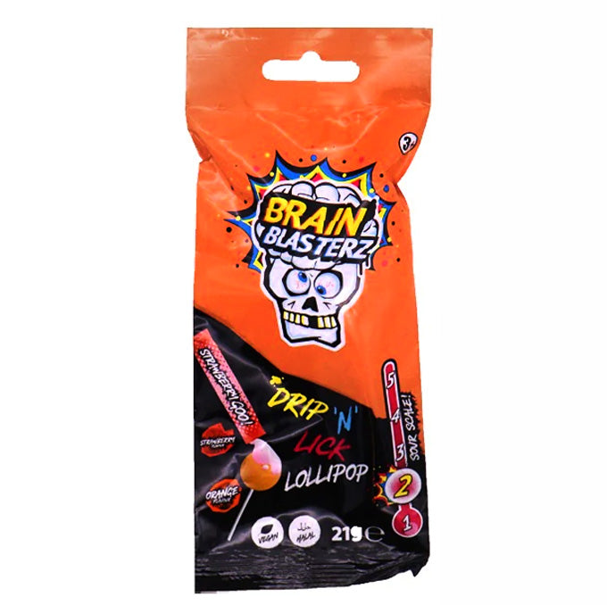 Brain Blasterz Drip 'n' Lick, Lollipop - UK lolly's bestellen. – USfoodz